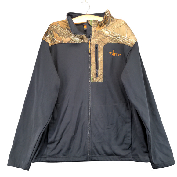 Habit | Jackets & Coats | Habit Mens Full Zip Jacket Black Large Camo ...